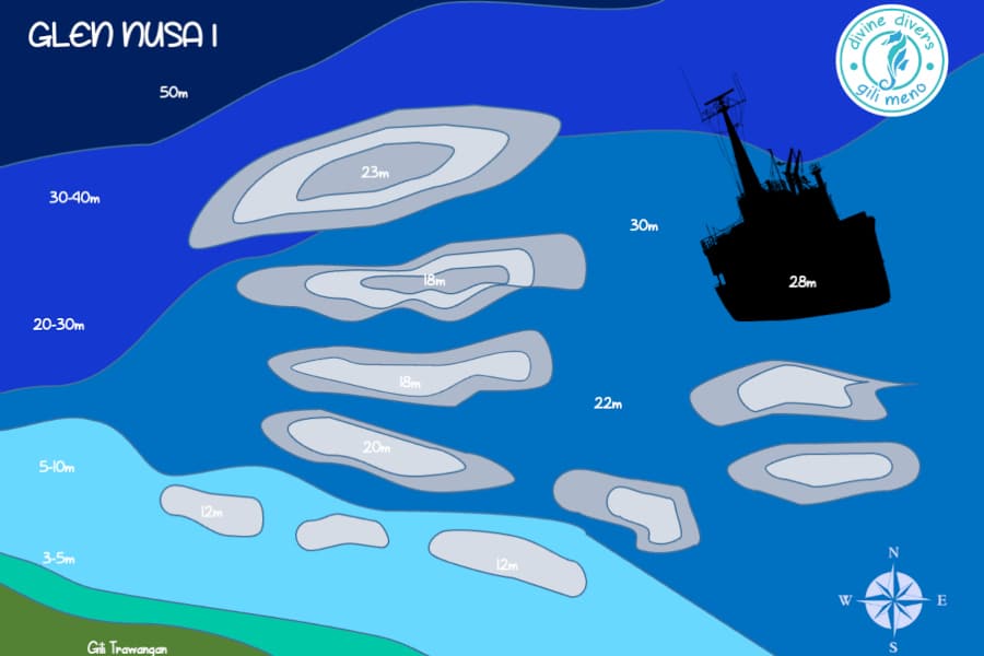 Gili Islands Dive Sites: The Complete Guide with Maps (2026)